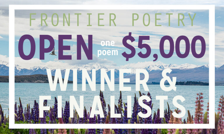 The 2023 Frontier OPEN — Winner and Finalists! | Frontier Poetry ...