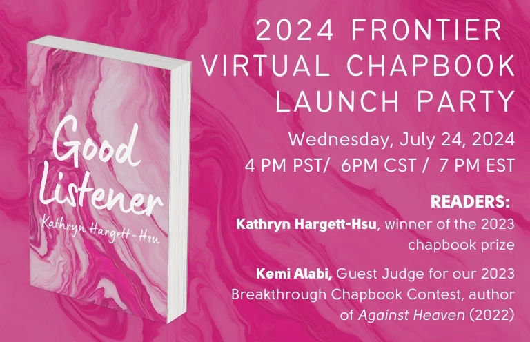 Chapbook Launch Party! - Frontier Poetry