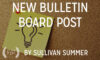 2025 Epistolary Challenge THIRD PLACE WINNER: "NEW BULLETIN BOARD POST ...